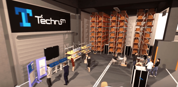 野村不動産の物流に係る企業間共創プログラム「Techrum（テクラム）」のバーチャル展示環境をコンフィグラの CET で構築