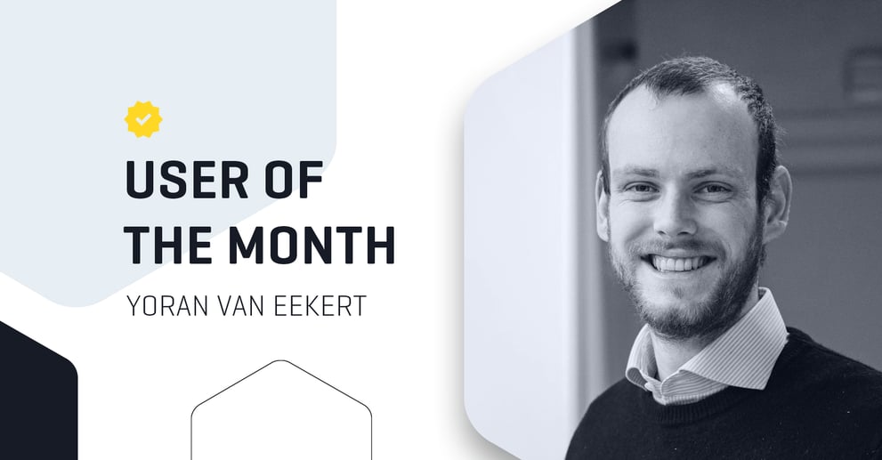 User of the Month – Yoran Van Eekert